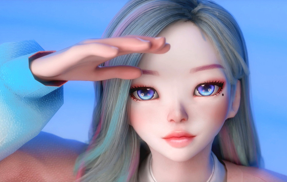 AI 작곡가 버츄얼 휴먼 '에이미문', 싱어송라이터 데뷔... 앨범 발매, NFT와 메타버스로 만난다