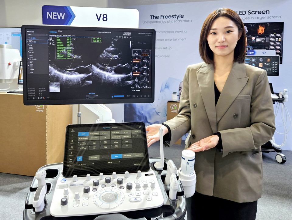삼성전자·삼성메디슨 강화된 Ai 진단 보조 기능 탑재된 초음파 진단기기 선보인다