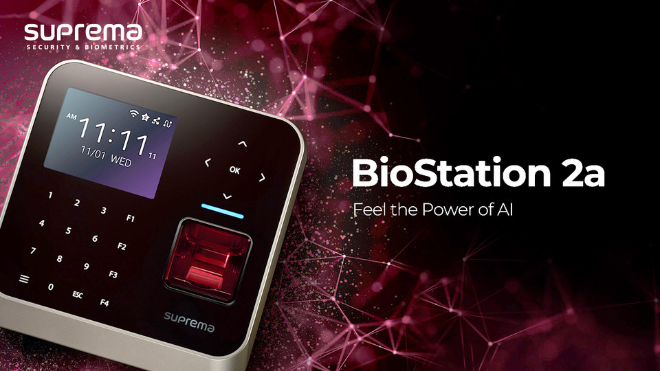 슈프리마, 세계 최초 AI 기반 지문인식 솔루션 ‘바이오스테이션 2a’ 출시