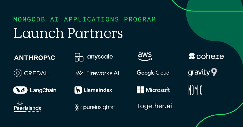몽고db 생성형 Ai로 애플리케이션 구축 지원하는 ‘몽고db Ai 애플리케이션 프로그램maap 발표
