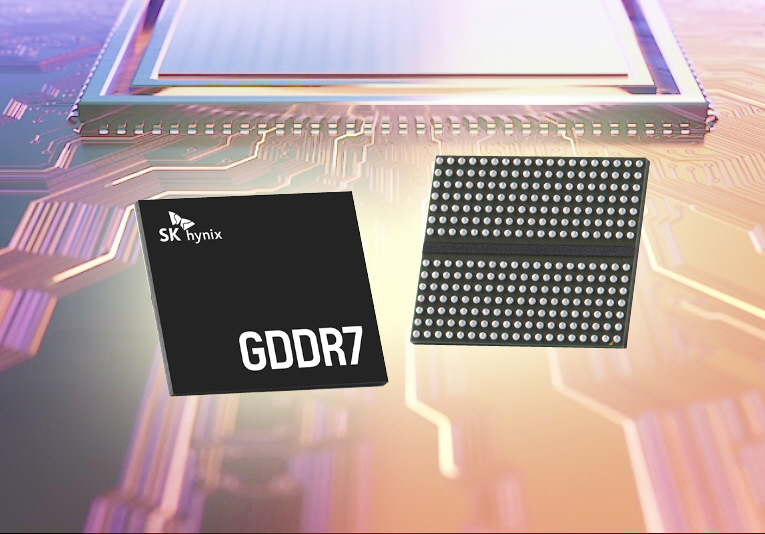 SK하이닉스, 세계 최고 사양 ‘GDDR7’ D램 공개, 고성능 그래픽 메모리 기술 리더십 강화